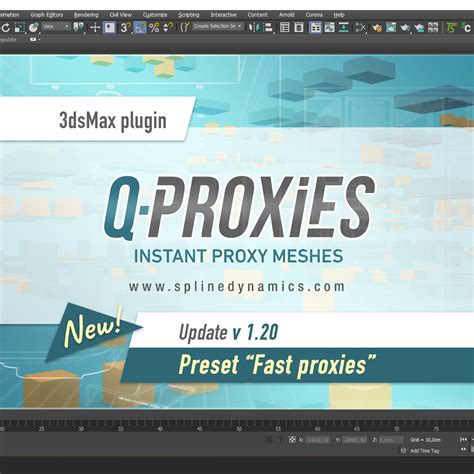 Q Proxies Plugin Update V Released Spline Dynamics