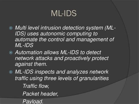 PPT Multi Level Intrusion Detection System ML IDS PowerPoint