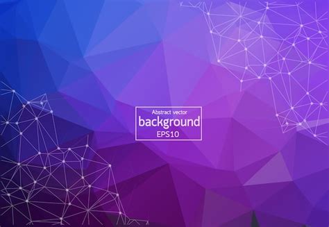 Premium Vector Abstract Triangles Background Abstract Polygonal Design