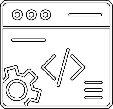 Web Development Vecto Icon Vector Art At Vecteezy