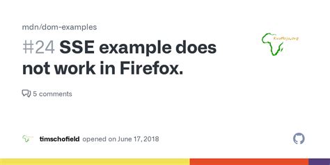 Sse Example Does Not Work In Firefox · Issue 24 · Mdndom Examples