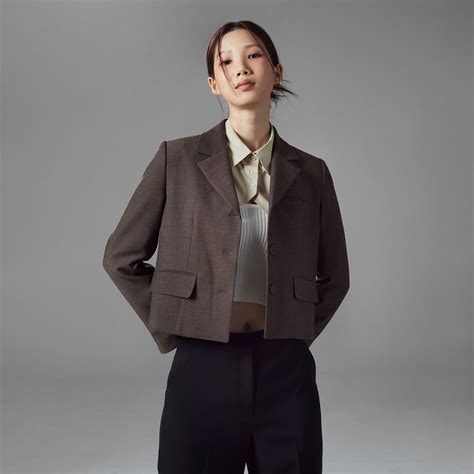 테일러드 크롭 자켓 Miwjkd30pg 이랜드몰
