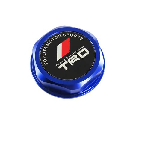 Toyota New Jdm Blue Trd Engine Oil Filler Cap Aluminum Billet Corolla