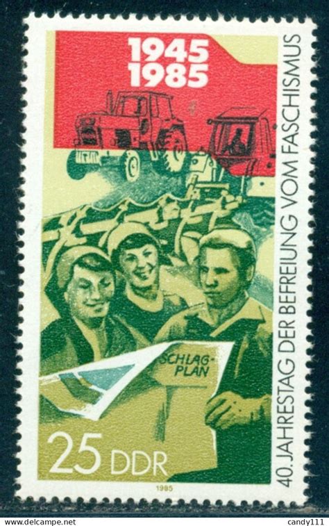 Agricultura 1985 Tractortraktoragricultureddr2943mnh