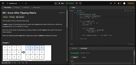 Vaishnavi Mishra On Linkedin 🚀 Day 28 Of 50 Maximizing Matrix Score