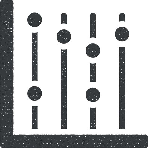 Chart Graph Diagram Line Icon Vector Illustration In Stamp Style 38037912 Vector Art At Vecteezy