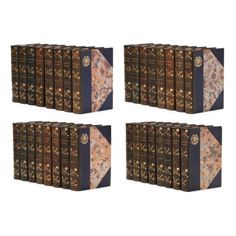 Finely Bound Limited Edition De Amateurs Set Of Works Of Charles