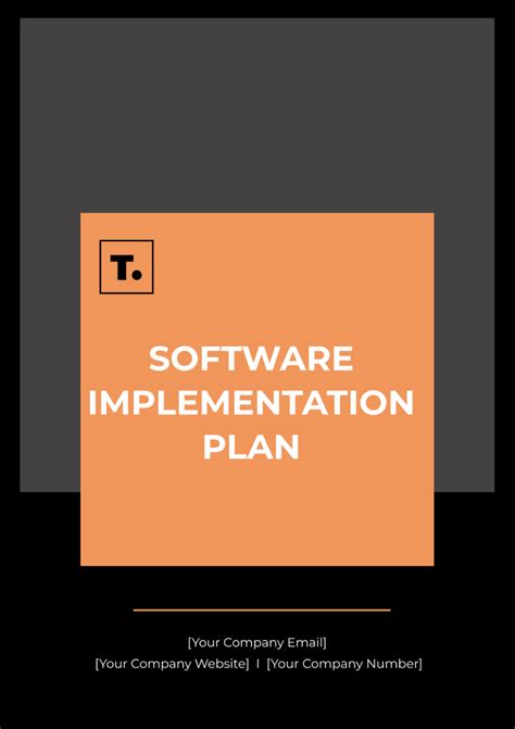 Free Implementation Plan Templates Editable And Printable