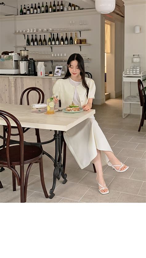 Made 블로이 뒷밴딩 플레어 트위드 롱스커트 44~100 ♥핫핑♥