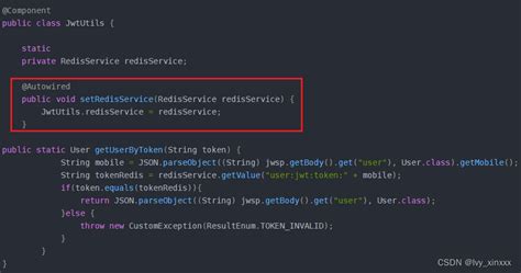 Static里注入的类为null空指针异常java Static 中 某类为null Csdn博客