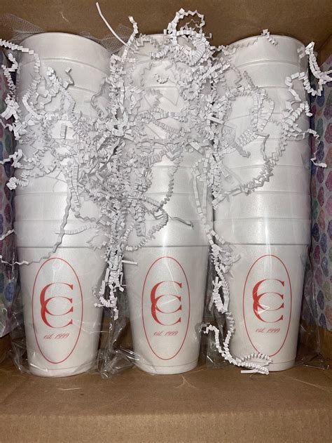 Custom Styrofoam Cups Etsy