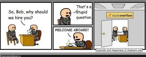 actual photo of the stackoverflow hiring process