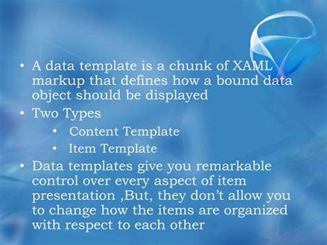 Silverlight Datatemplate Ppt