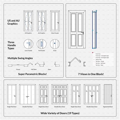 Door And Window Cad Blocks Dwg For Autocad Cadasbuilt Cadasbuilt