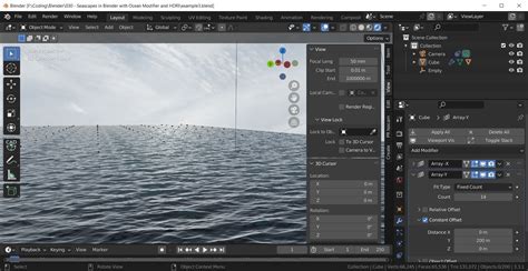 Seascapes In Blender With Ocean Modifier And Hdri Materials And Textures Blender Artists