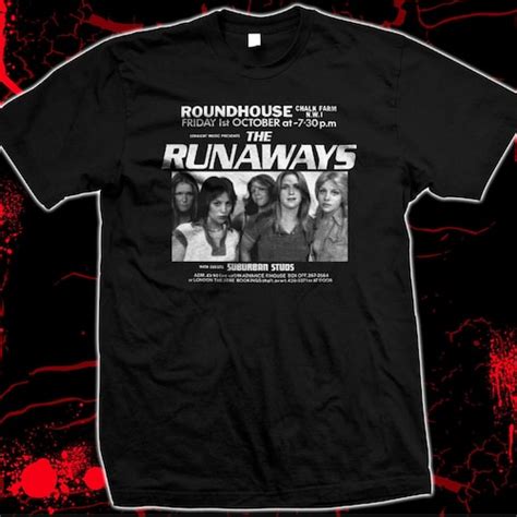 The Runaways Joan Jett Cherie Currie Silk Screened 100 Etsy