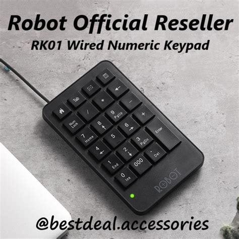 Jual Robot Rk01 Wired Numeric Keypad Black Tombol Multimedia Original Di Seller Rukia