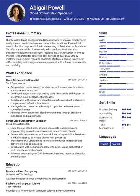 24 Cloud Migration Specialist Resume Examples And Templates For 2024 Resumedesign Ai