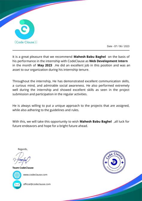 Mahesh Baghel On Linkedin Codeclause