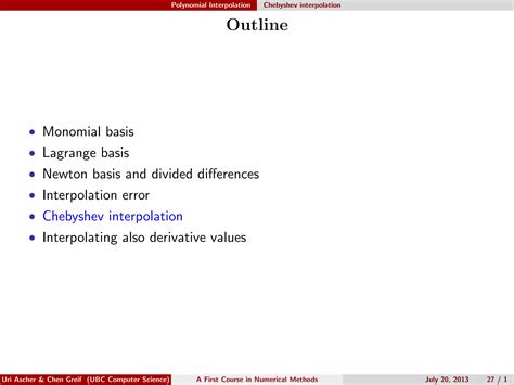 2 Polynomial Interpolation Ppt