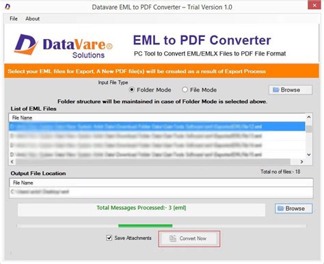 Know How To Freely Convert EML Files To PDF File For Windows