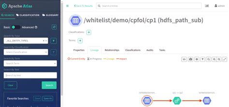 Running Hdfs Lineage Commands