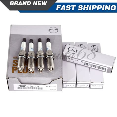 4pcs For Mazda Spark Plugs Pe5r 18 110 Pe5s 18 110 Zc20hpr11 Denso Usa Ebay