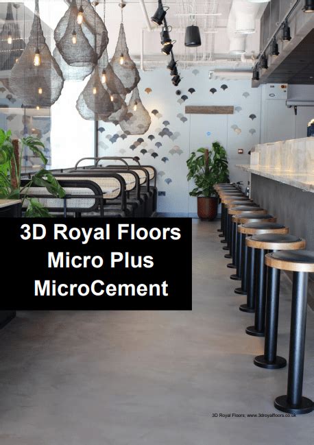 Brochure Downloads Microcement And Resin 3d Royal Floors