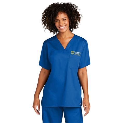 Wonderwink® Unisex Workflex™ 1 Front Chest Pocket V Neck Top