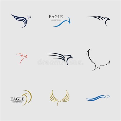 Eagle Logo Vector Illustration Design Template Vector Stock Vector