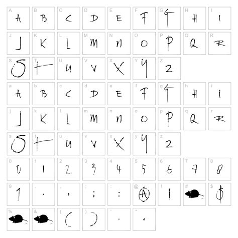 Mailbox Font Vectordad