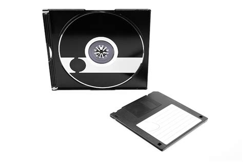 Premium Photo Floppy Disk And CD DVD
