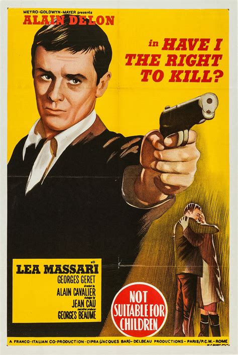 Movie Poster Of The Week The Illustrated Alain Delon On Notebook Mubi