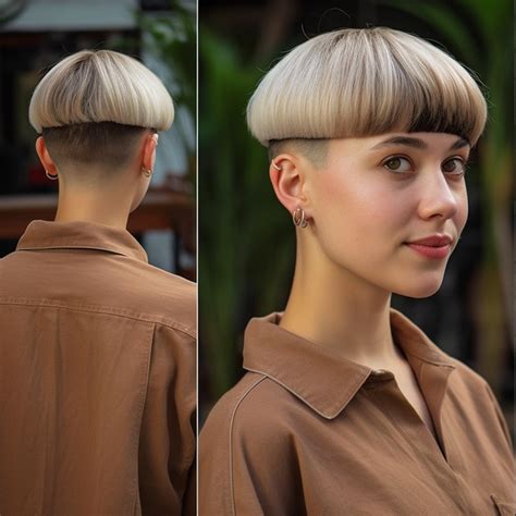 Shaved Hair Cuts Shaved Nape Bowl Haircuts Short Bob Haircuts Hairstyles With Bangs Mens