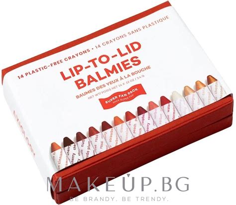 Комплект балсами за устни очи и скули Axiology Lip To Lid Balmies Super Fan Pack Lip Balm