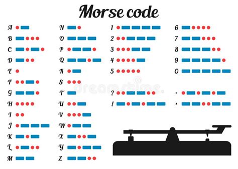 Morse Code Stock Vector Illustration Of Sign Cipher 52197193