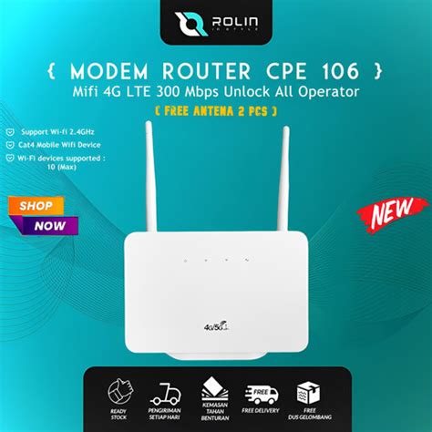 Jual Modem Router Wifi G Lte Cpe Unlock All Operator Mbps Lm Jakarta Barat