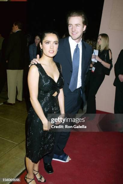 46 Salma Hayek And Edward Norton File Photos By Ron Galella Stock