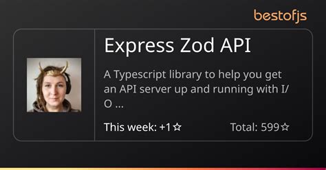 Best Of Js • Express Zod Api