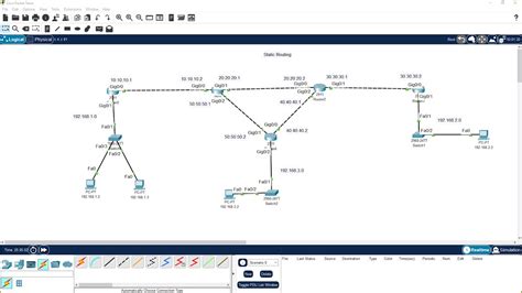 Static Routing Using Multiple Routers Youtube