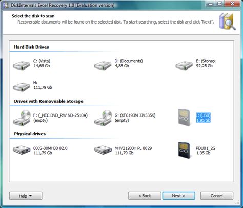 Excel Recovery Xls Restore DiskInternals