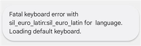 Fatal Keyboard Error If More Than One Keyboard In The App Keyboard