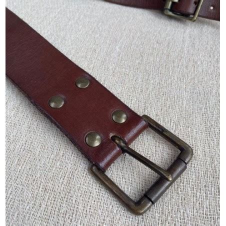 Brown Leather Saxon Viking Medieval Re Enactment Costume Sword Belt