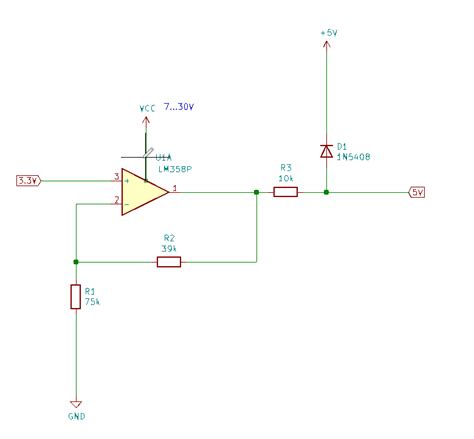 Microcontroller Dac Converting A Dac Output 0 3 3v To 0 5v Is It