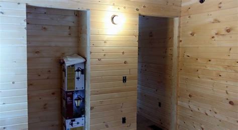 Assembly Walls Log Home Drying And Assembly Of Wooden Log House At A