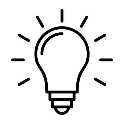 아이디어 라인 아이콘 벡터 아이디어 아이콘 영감 구근 Png 일러스트 및 벡터 에 대한 무료 다운로드 Pngtree