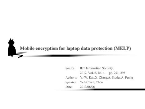 Ppt Mobile Encryption For Laptop Data Protection Melp Powerpoint
