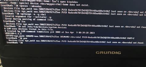 rhel 9 server with cloned disk unable to find logical volume after boot