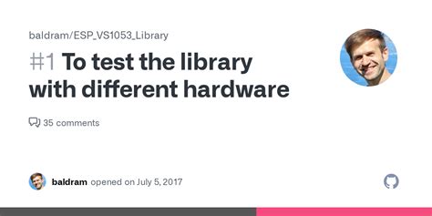 To Test The Library With Different Hardware Issue Baldram Esp