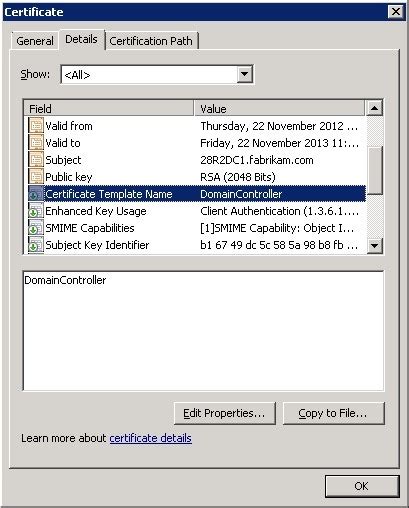 Domain Controller Certificate Template Templates Example